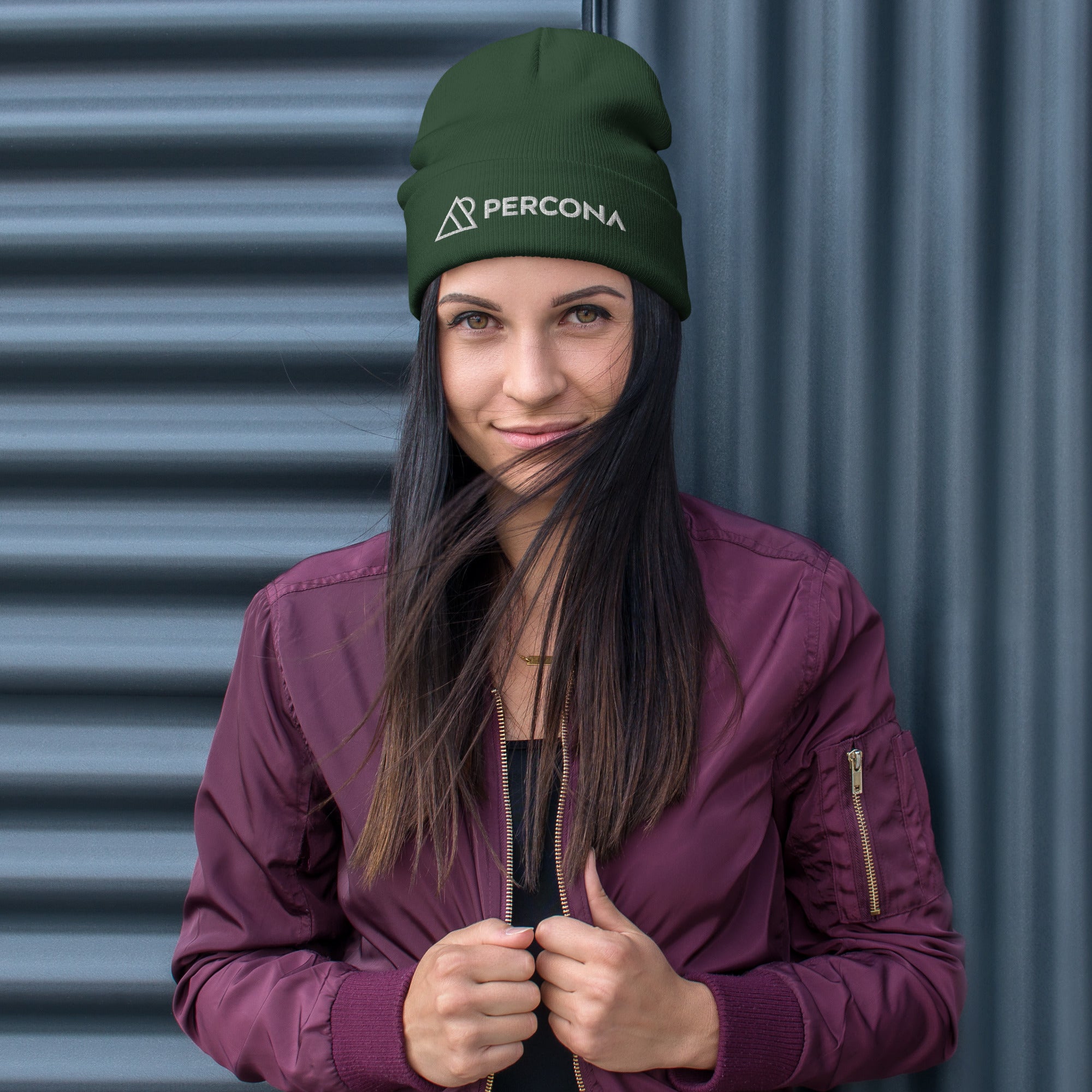 Embroidered Beanie – Percona HR Store